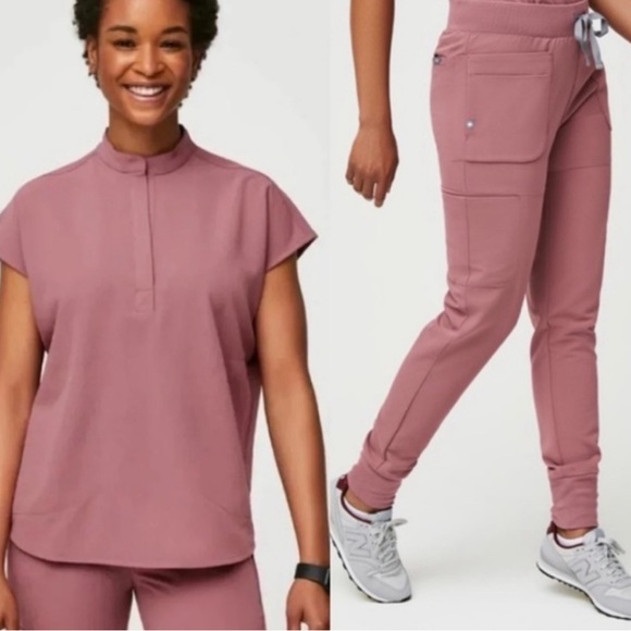Figs | Tops | Figs That Shift Cray Kit Mauve Sz Xs | Poshmark